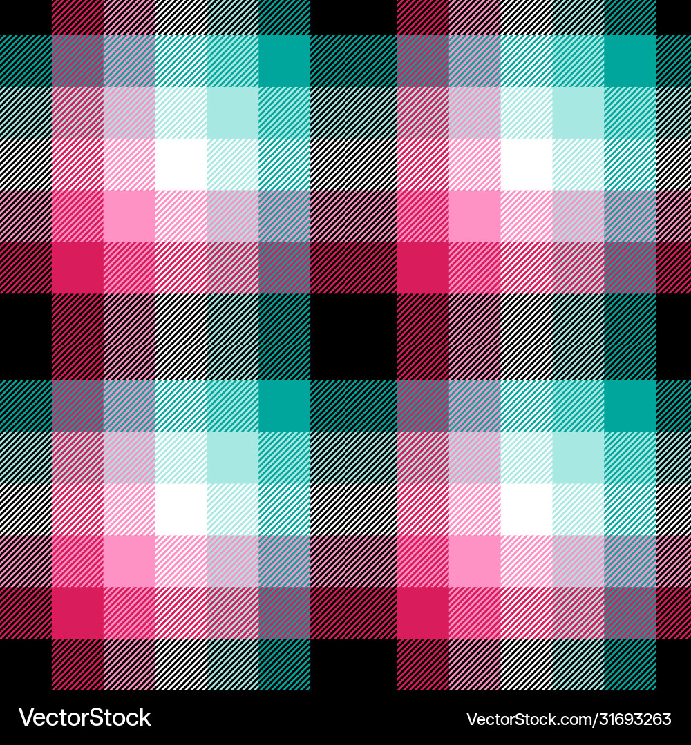 Colorful plaid pattern Royalty Free Vector Image