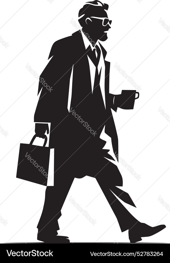 Briefcase journey entrepreneurial path icon Vector Image
