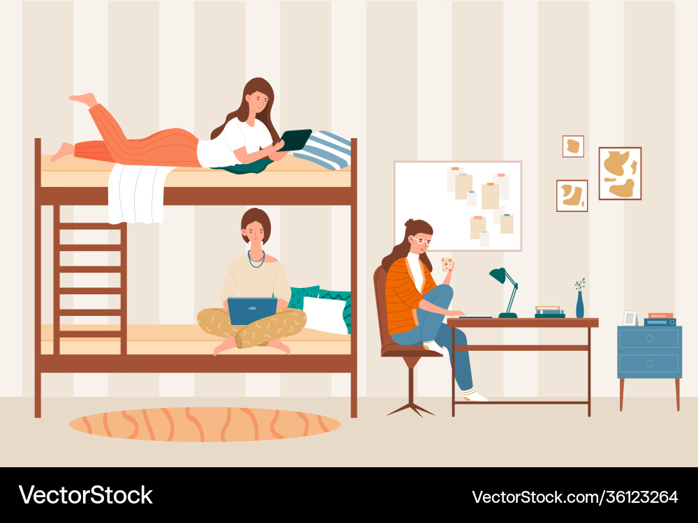 Cartoon Hostel Vector Images (over 1,900)