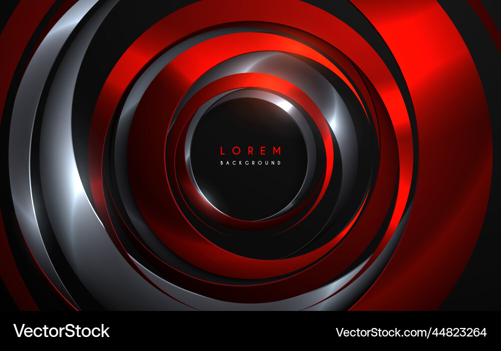 Metallic Circle Abstract Background Royalty Free Vector