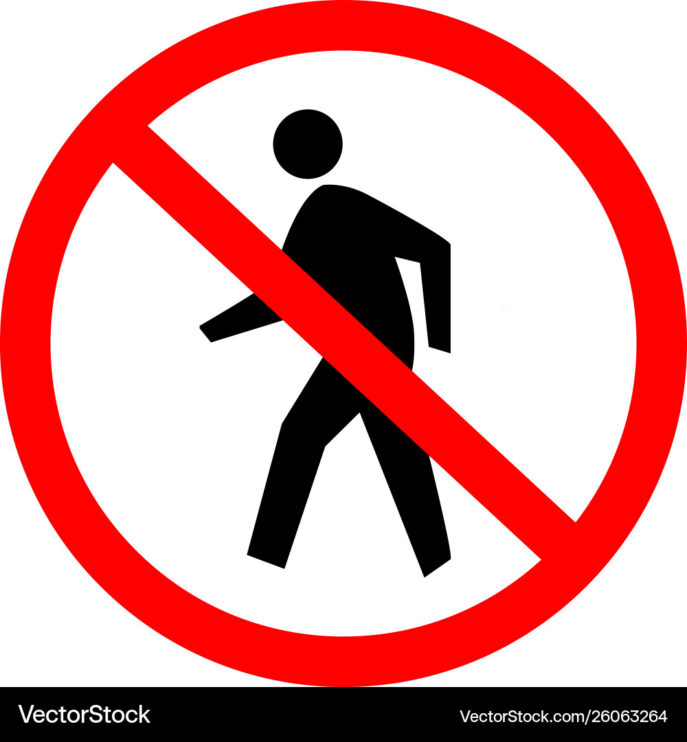 No entry sign authorised persons only Royalty Free Vector