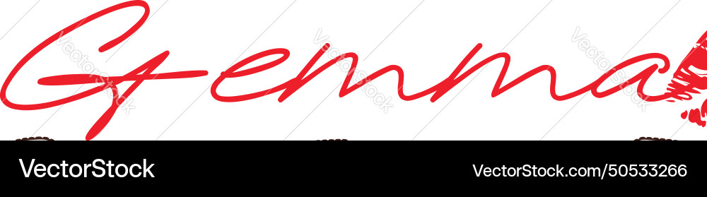 Gemma i love you Royalty Free Vector Image - VectorStock