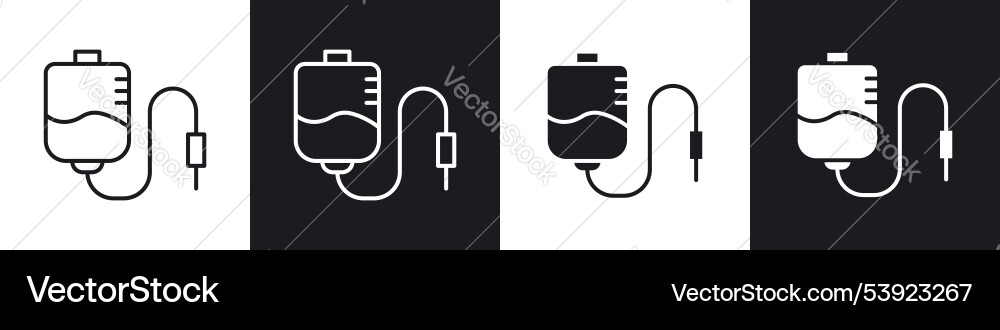Blood transfusion icon Royalty Free Vector Image