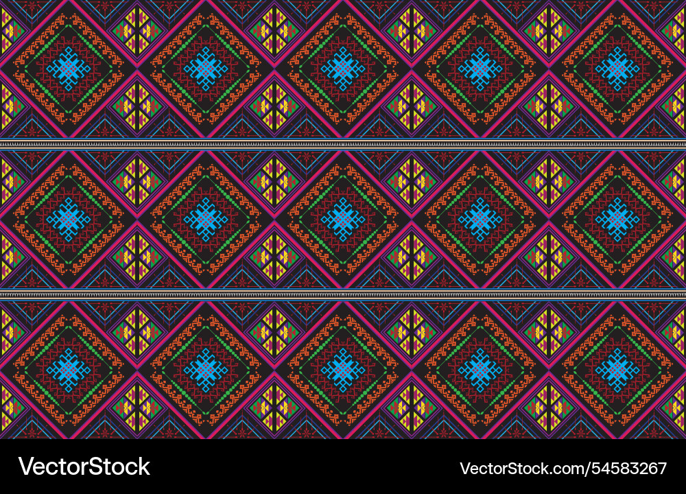 Ethnic boho seamless pattern ethno ornament Vector Image
