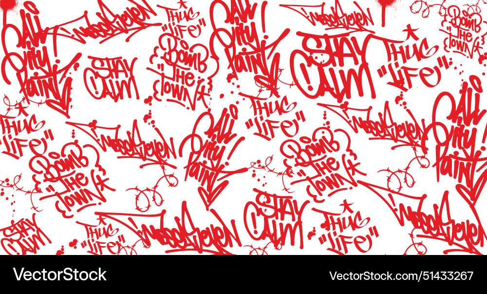 Graffiti wall art Royalty Free Vector Image - VectorStock