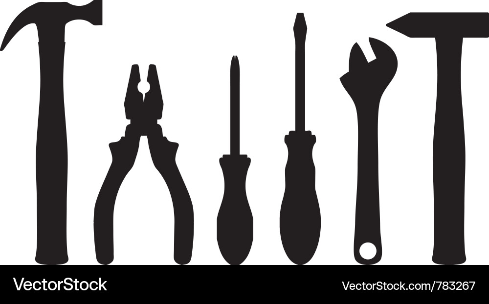 Work tools Royalty Free Vector Image - VectorStock