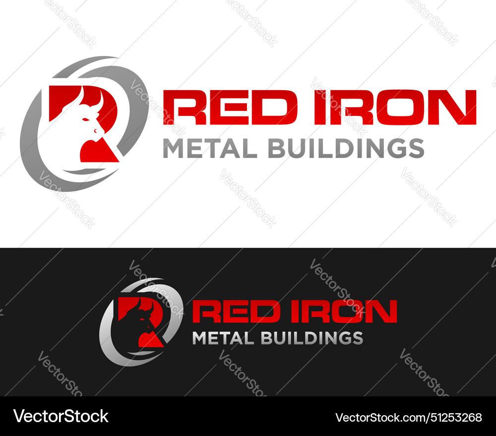 Iron work logo Royalty Free Vector Image - VectorStock