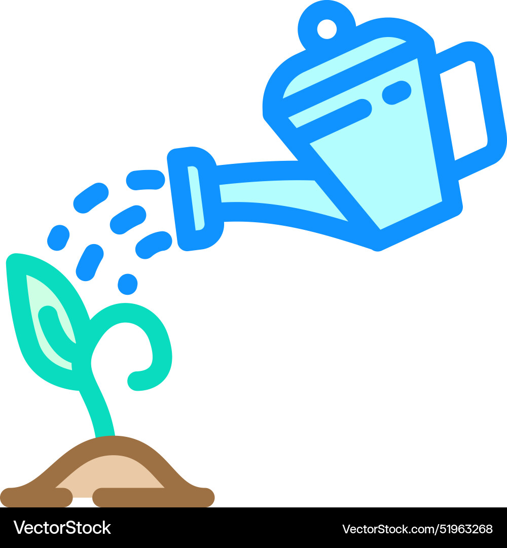 Lead nurturing business process color icon Vector Image