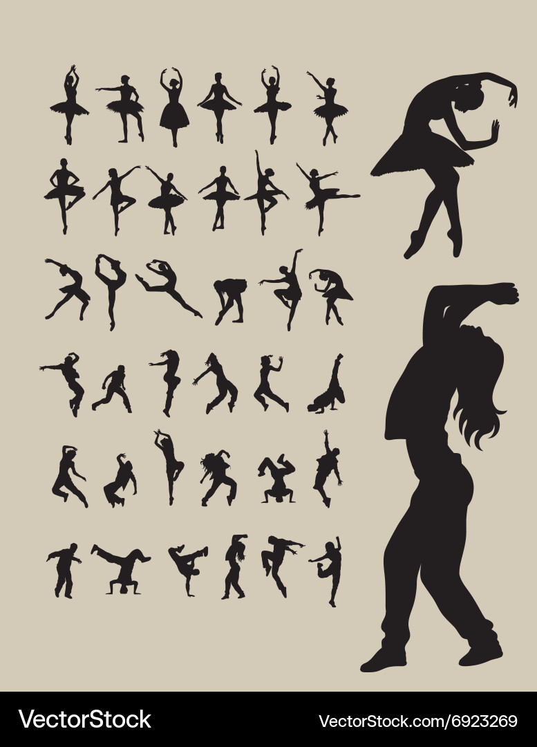 Ballerina and dance Royalty Free Vector Image - VectorStock