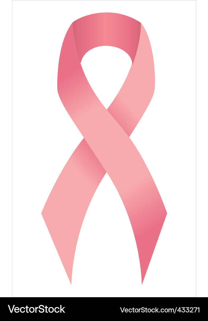 Breast cancer symbol Royalty Free Vector Image