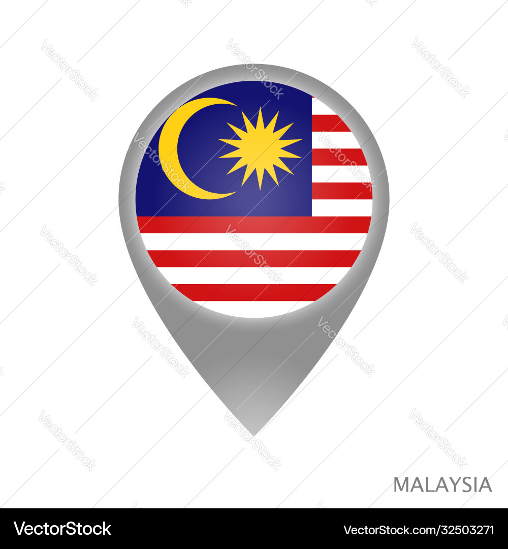 Malaysia point Royalty Free Vector Image - VectorStock