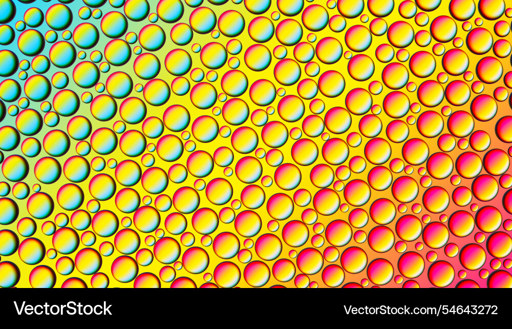 Colorful refract glass balls gradient water drops Vector Image