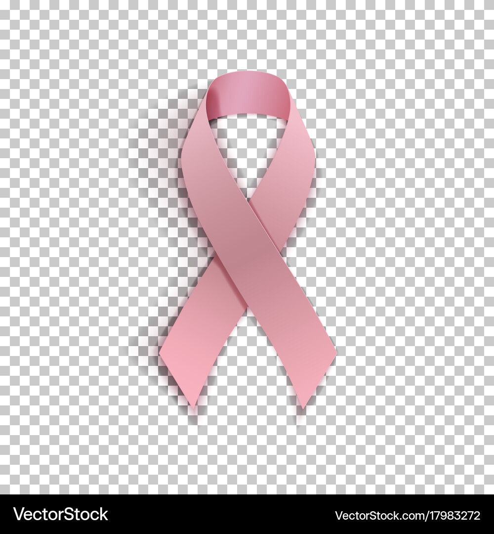 Pink Ribbon Symbol Royalty Free Vector Image - VectorStock