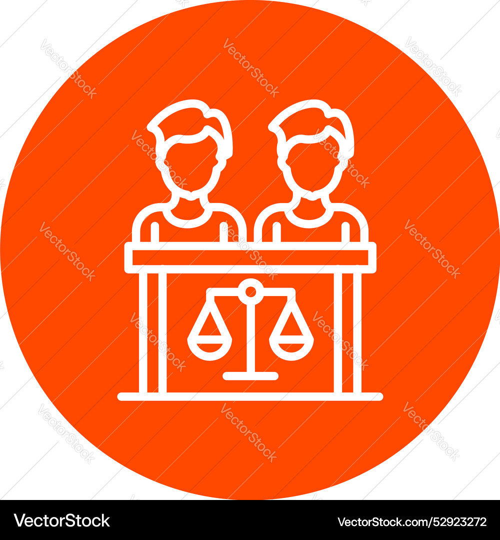 Supreme court icon design Royalty Free Vector Image