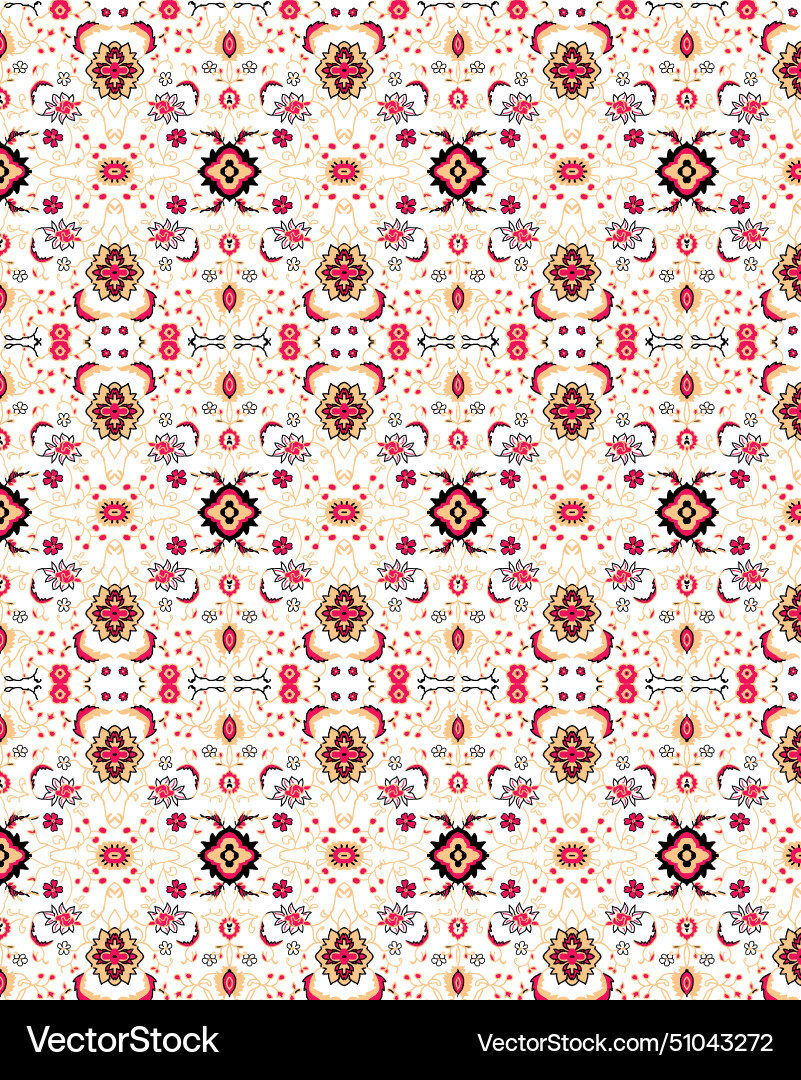 Textile kurti design digital printing design Vector Image