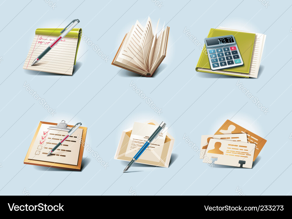 Application icons Royalty Free Vector Image - VectorStock