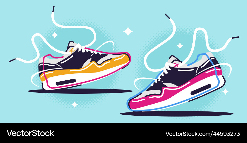 Sneakers Royalty Free Vector Image - VectorStock