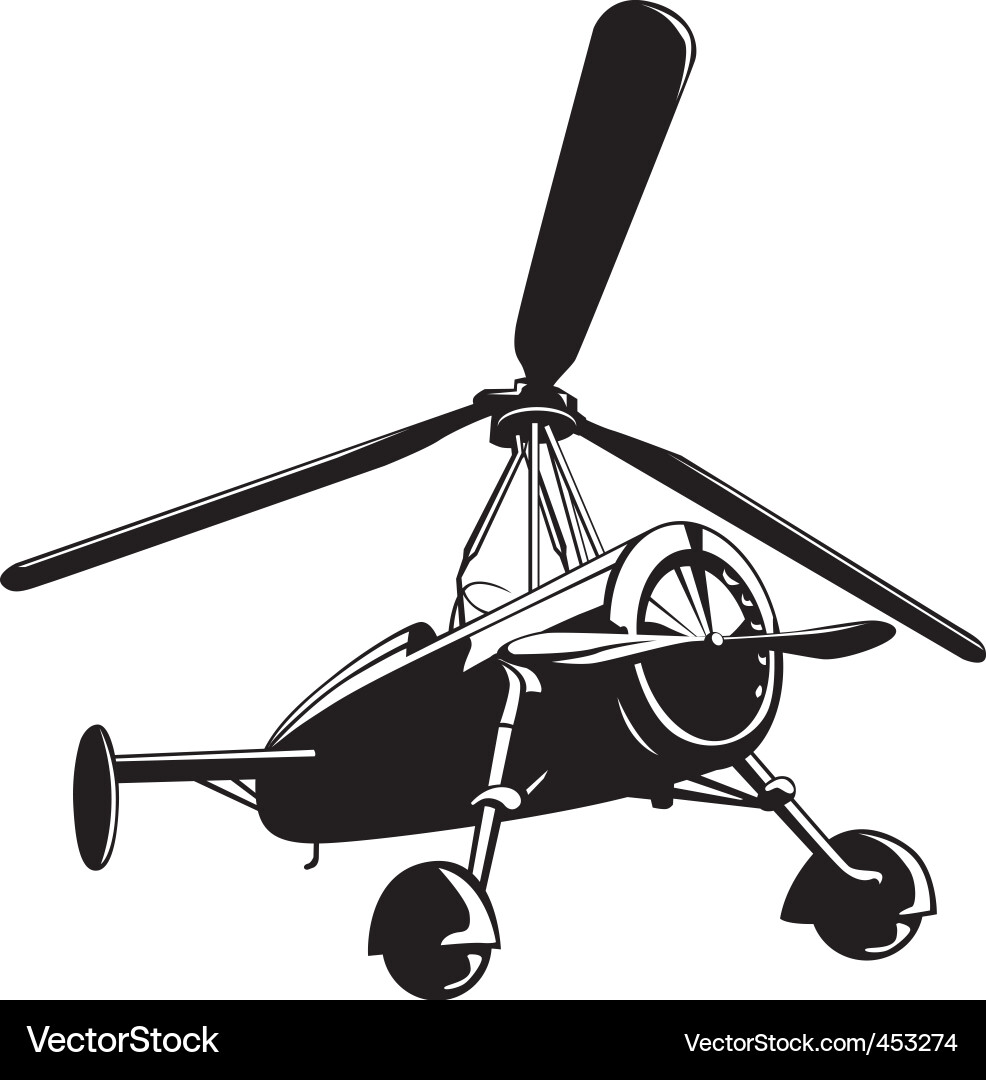 Auto gyro Royalty Free Vector Image - VectorStock