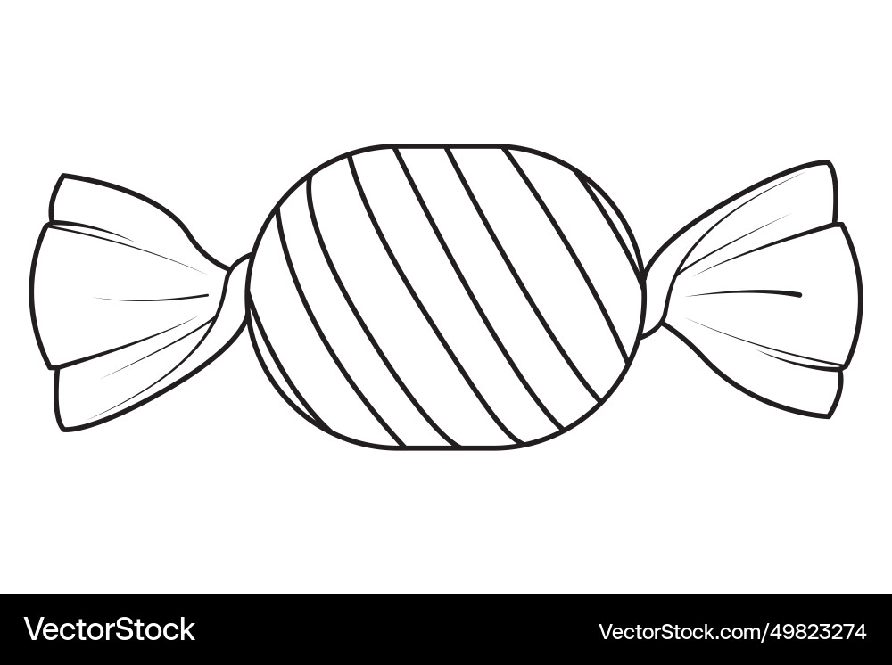 Candy Drawing Black And White