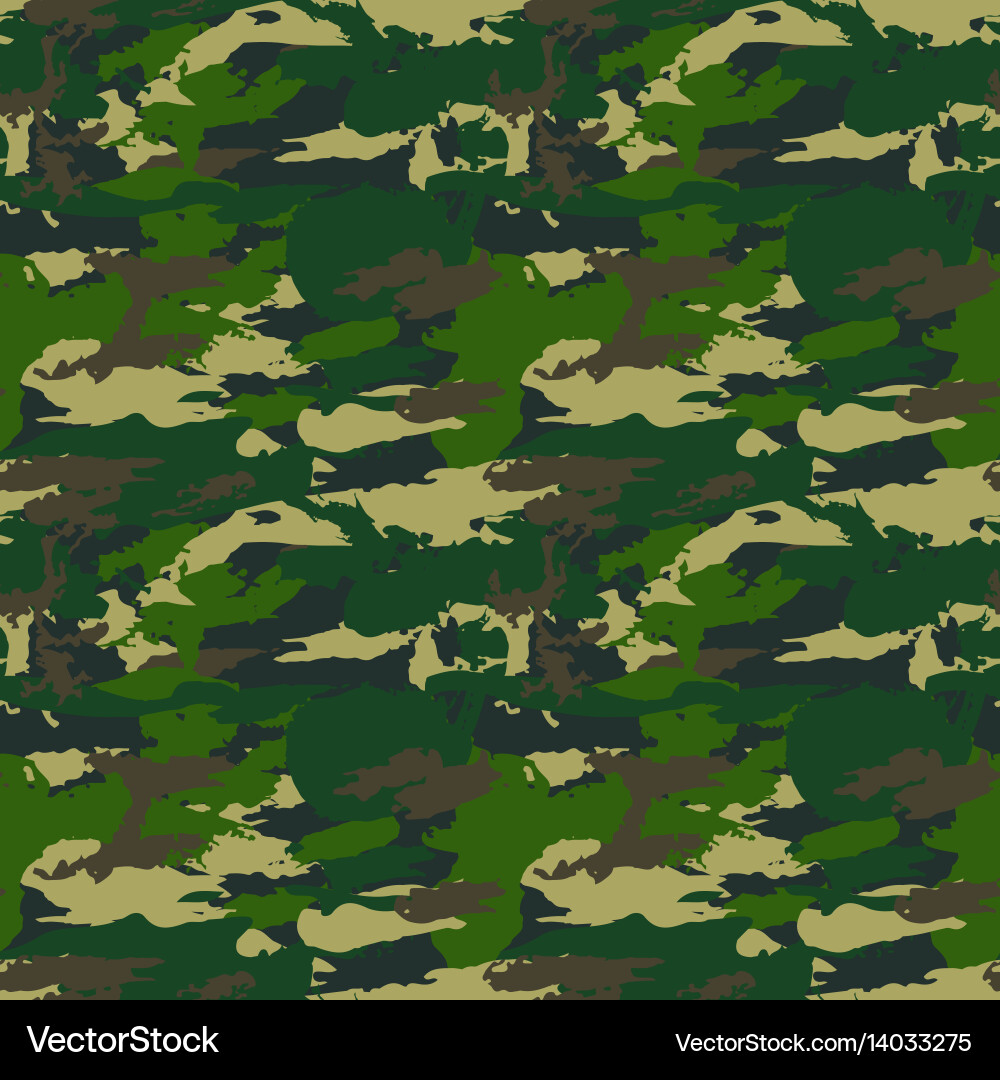 Forest Camouflage Pattern Royalty Free Vector Image