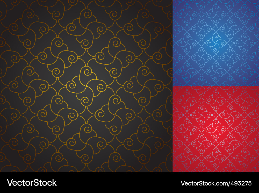 Ornate Swirl Pattern Royalty Free Vector Image