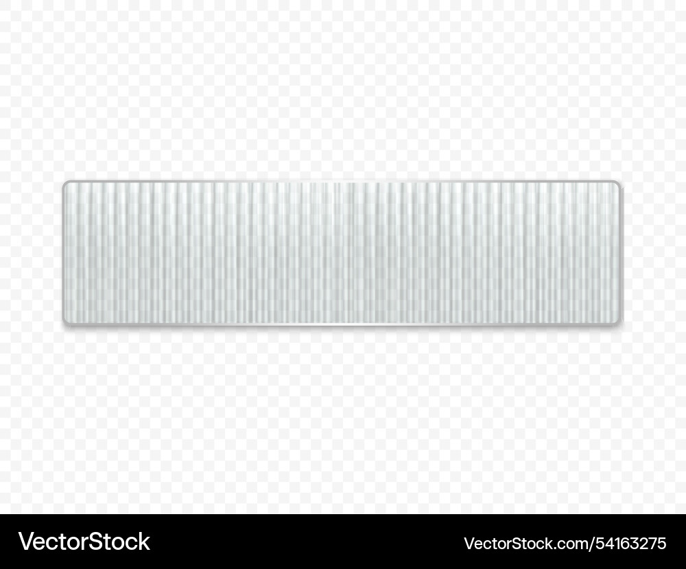 Rectangular corrugated Royalty Free Vector Image