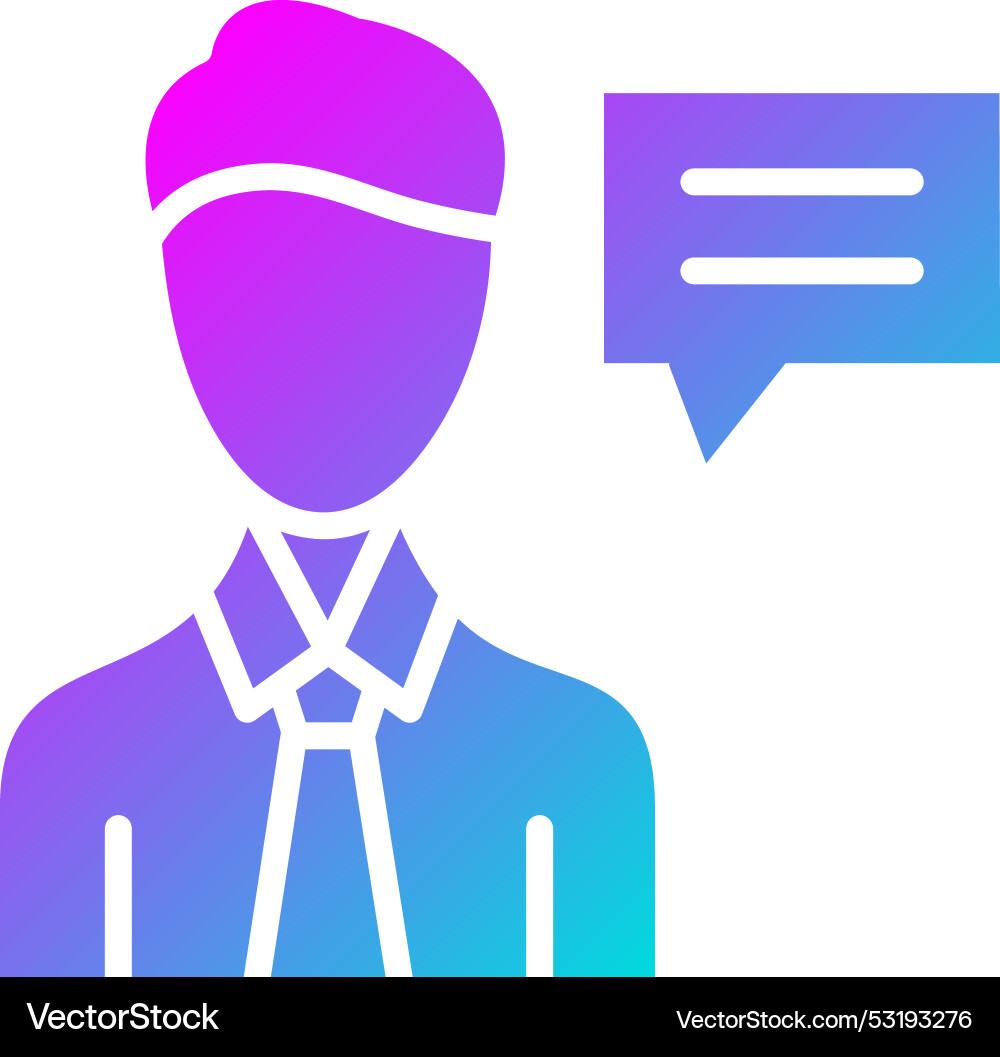 Advisor icon design Royalty Free Vector Image - VectorStock