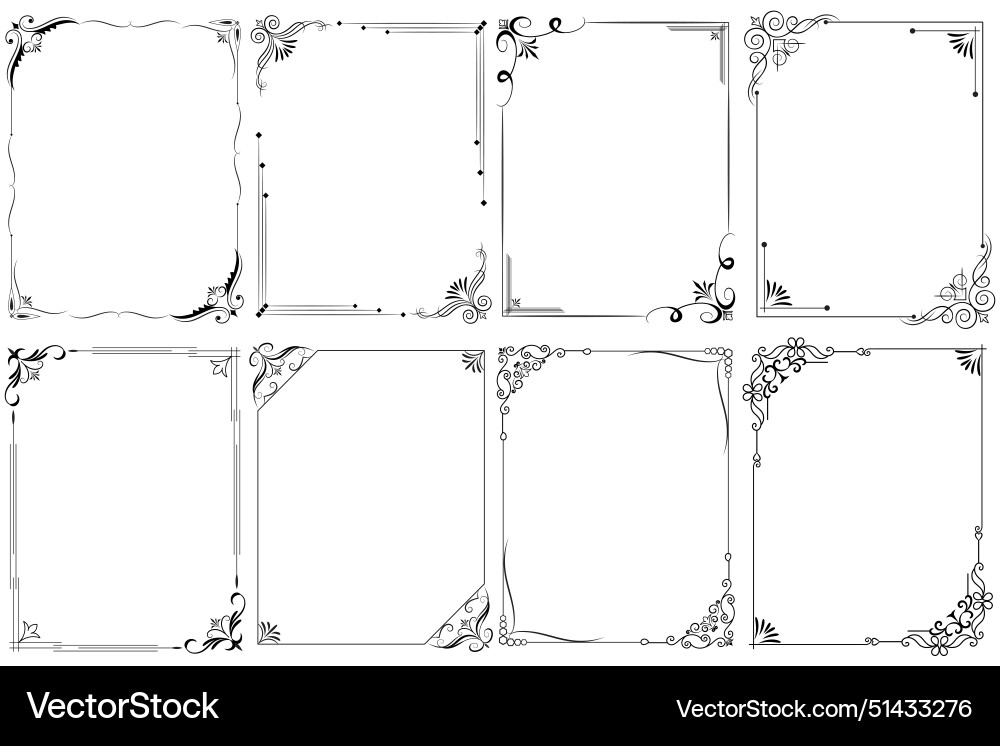 Border frame Royalty Free Vector Image - VectorStock