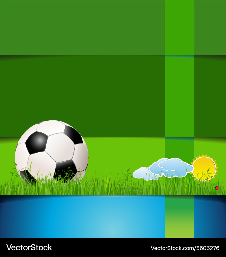 Soccer background Royalty Free Vector Image - VectorStock
