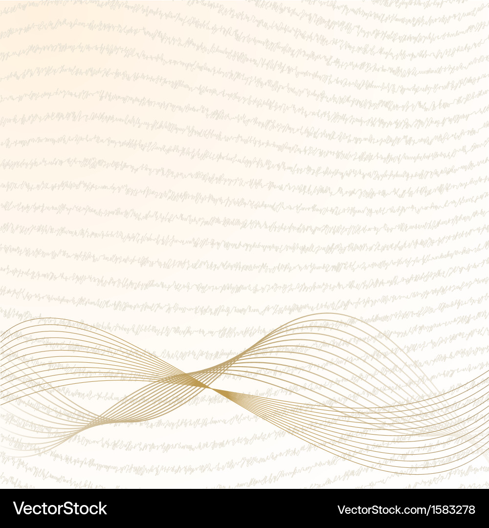 Abstract wave background in brown Royalty Free Vector Image