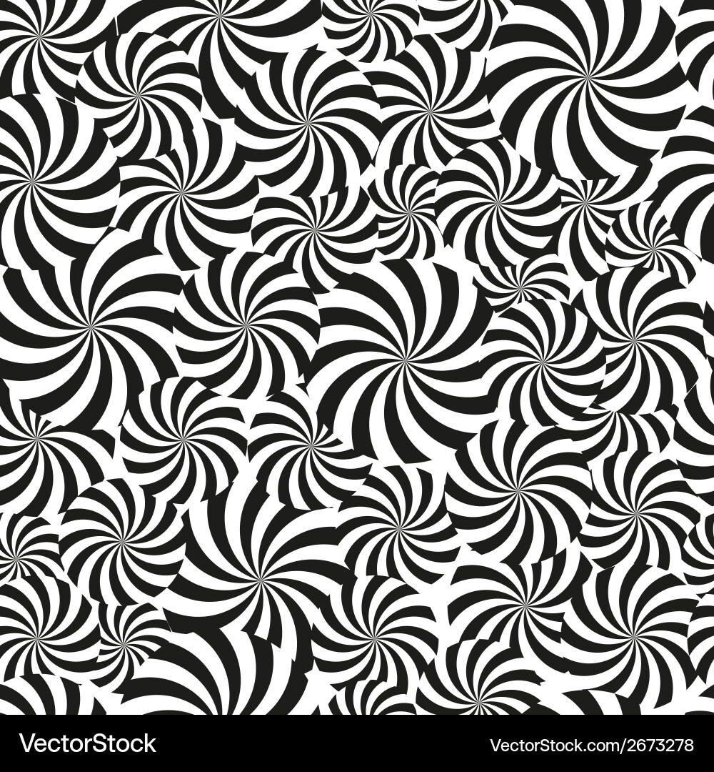 Hypnosis seamless texture Royalty Free Vector Image