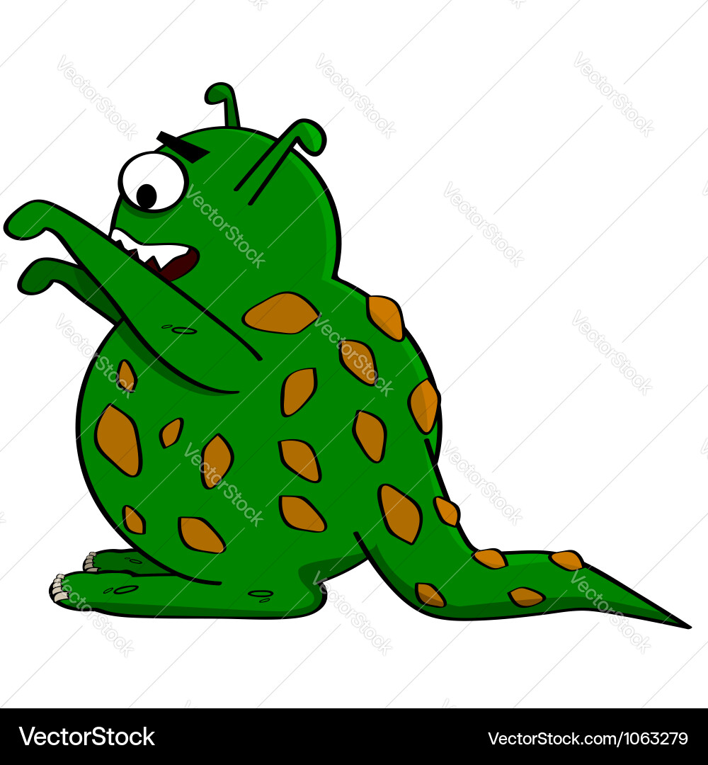 Cartoon monster Royalty Free Vector Image - VectorStock