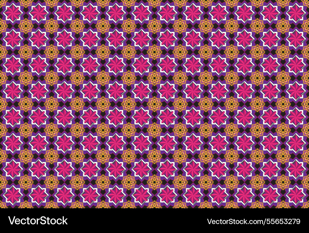 Ethnic boho seamless pattern ethno ornament Vector Image