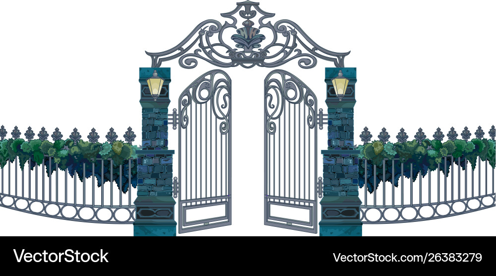 Gates Royalty Free Vector Image - VectorStock