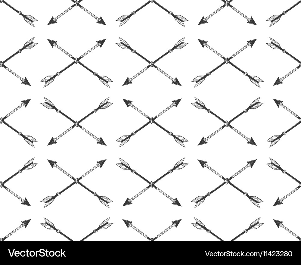 Native American Arrows Pattern Royalty Free Vector Image