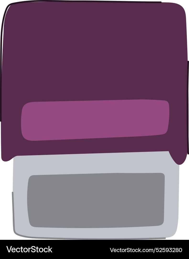 Vintage stamp cartoon Royalty Free Vector Image