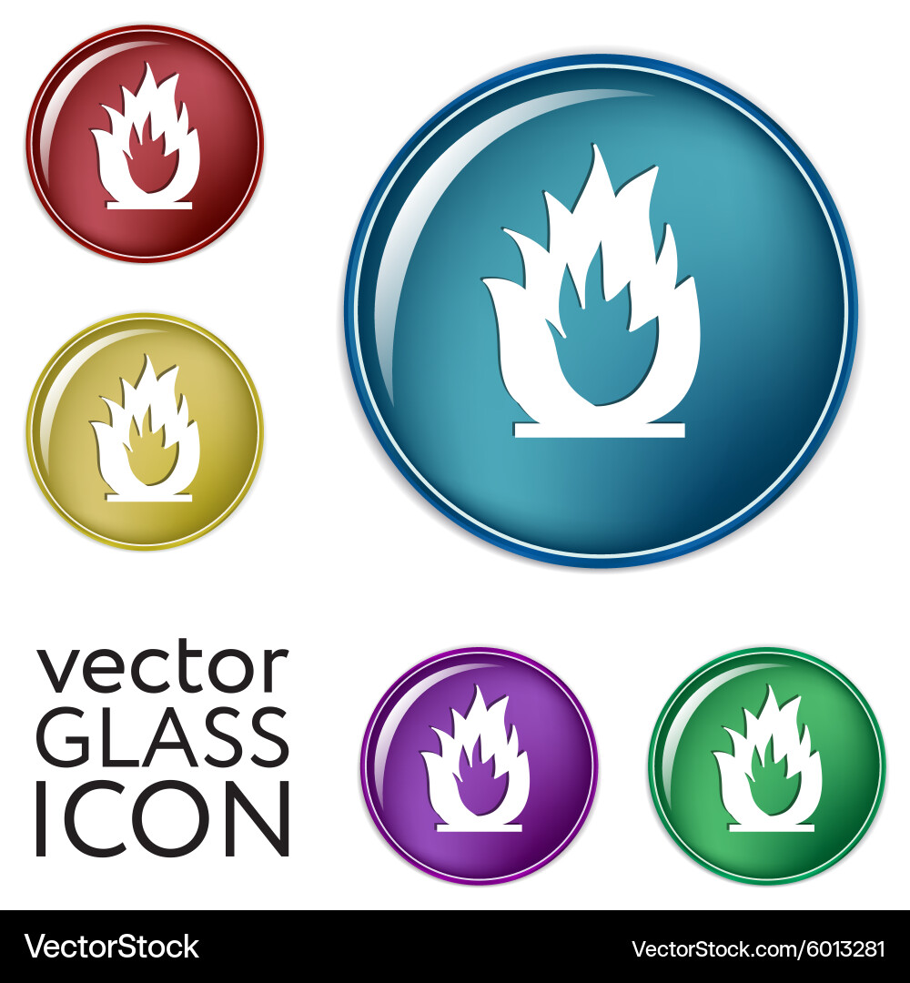 Fire sign Royalty Free Vector Image - VectorStock