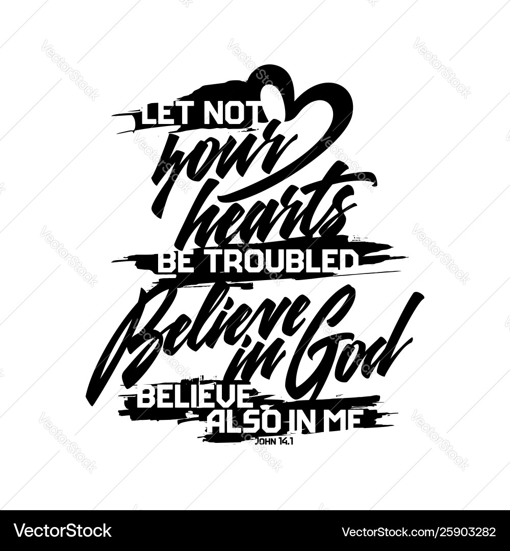 Christian typography and lettering Royalty Free Vector Image