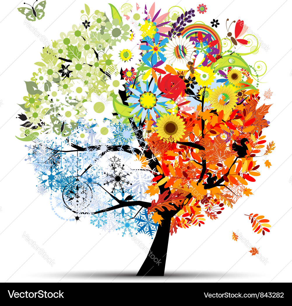 Four Seasons Animation Vector Images (over 310)
