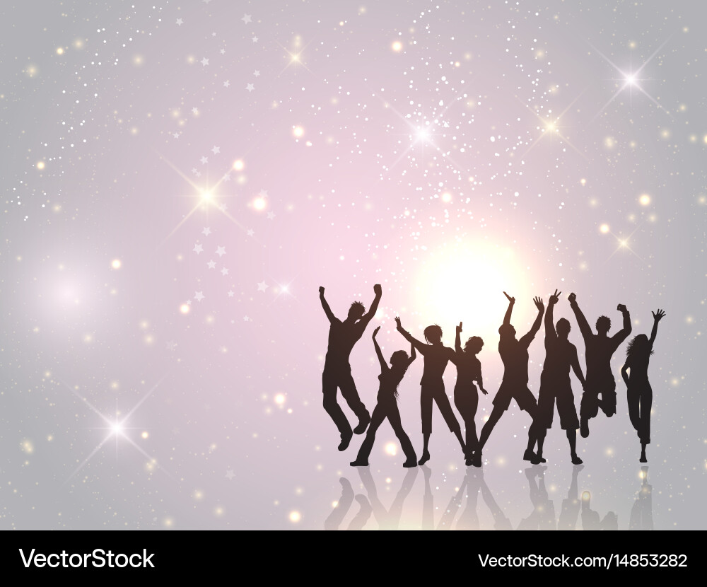 Party people background Royalty Free Vector Image