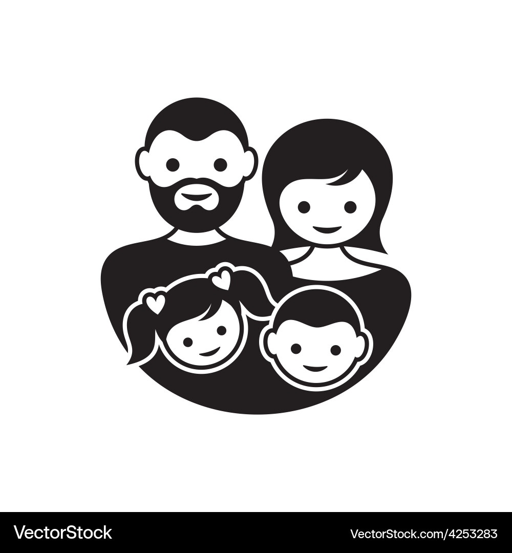 Family symbol Royalty Free Vector Image - VectorStock