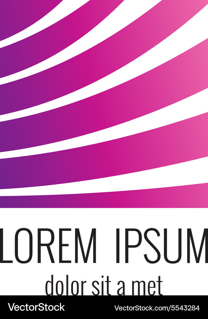 Lines logo Royalty Free Vector Image - VectorStock