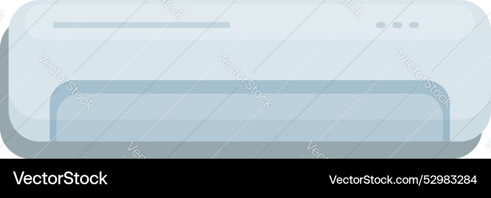 Wall mounted air conditioner cooling system Vector Image