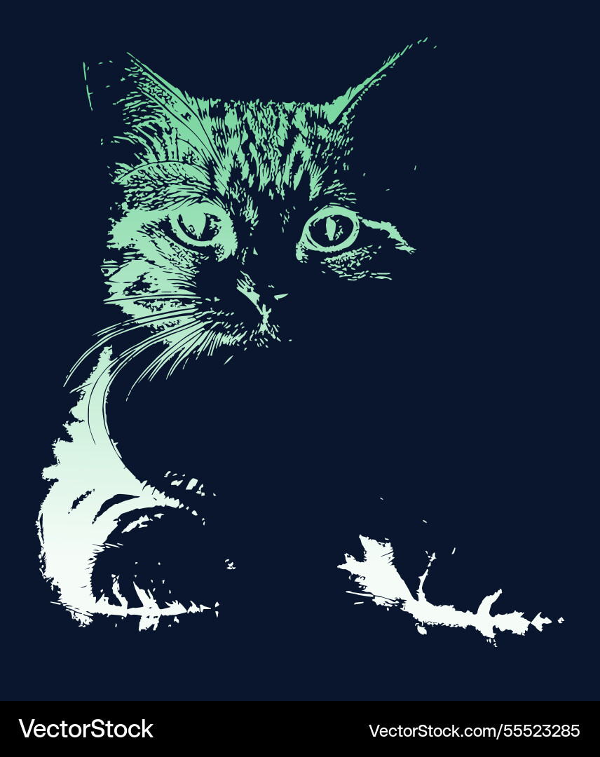 Cat Royalty Free Vector Image - VectorStock