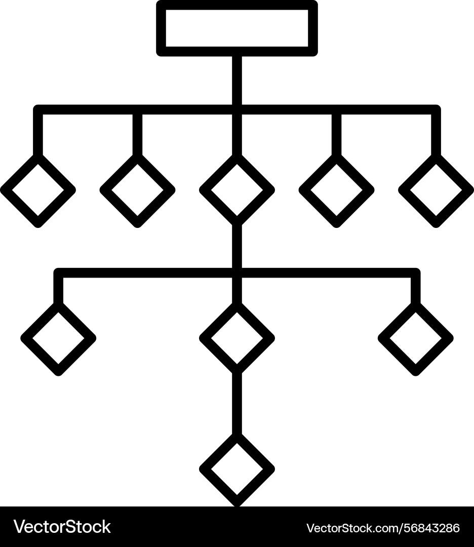 Flowchart icon Royalty Free Vector Image - VectorStock