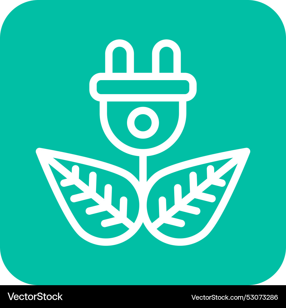 Power plug icon design Royalty Free Vector Image