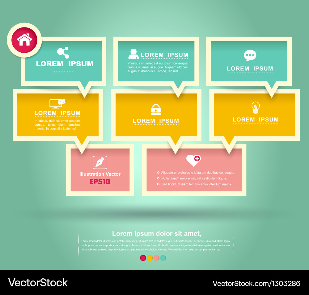 Rectangle step Royalty Free Vector Image - VectorStock