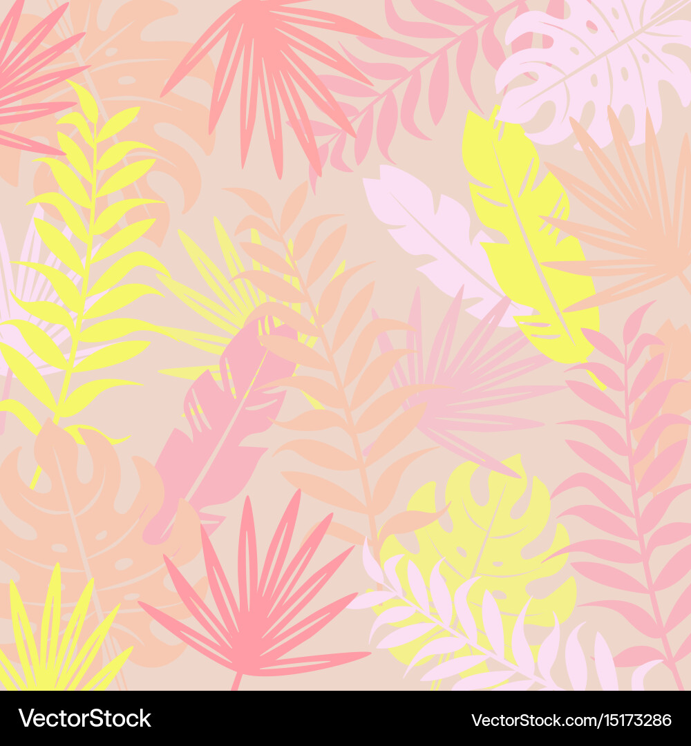 Tropical modern background Royalty Free Vector Image