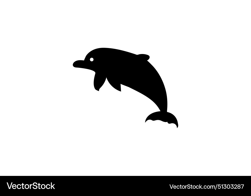 Amazing minimal style amazon river dolphin pink Vector Image