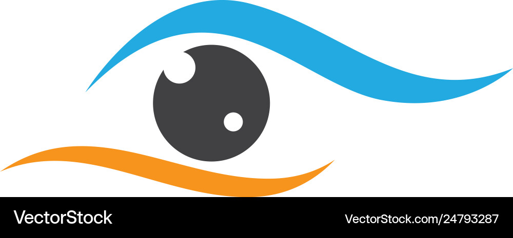 Eye logo icon Royalty Free Vector Image - VectorStock